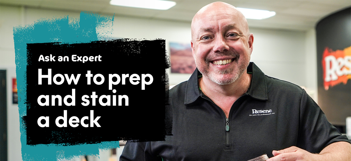 How to clean and stain your deck - MasterStroke by Resene