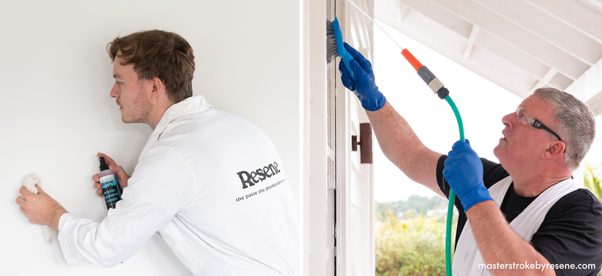 How to clean painted surfaces inside and outside your home ...
